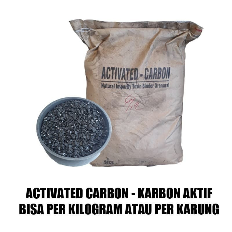 Jual KARBON AKTIF - ACTIVATED CARBON PER ZAK (25KG) | Shopee Indonesia