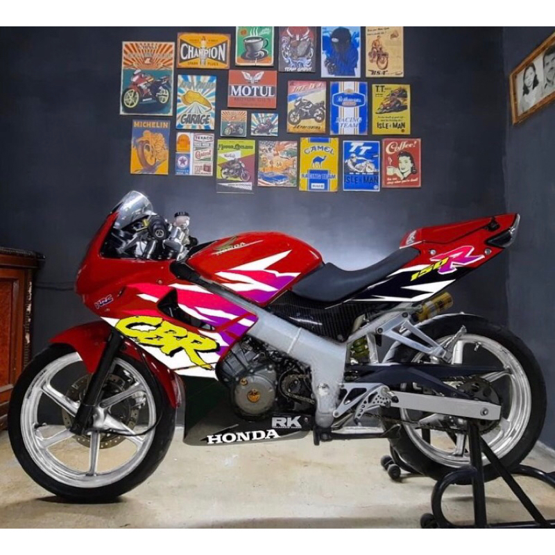 Jual striping custom cbr old livery ls125 | Shopee Indonesia