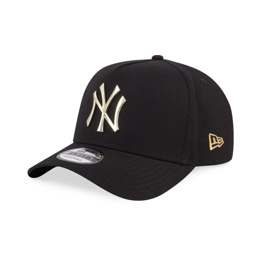Jual TOPI New Era 9Forty New York Yankees MLB METAL GOLD Cap Original ...