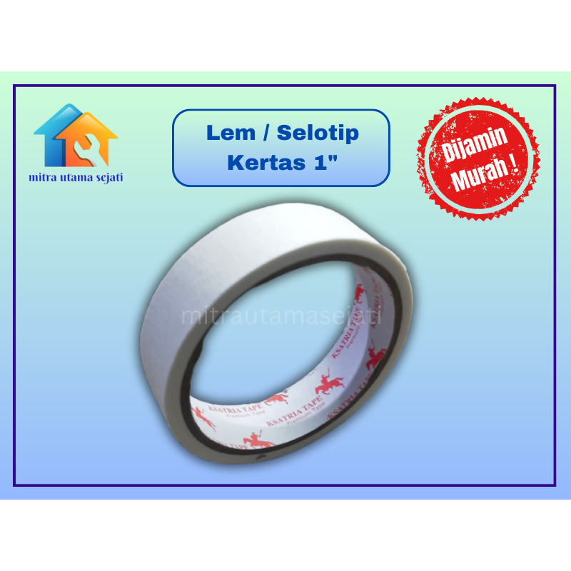 Jual Lem kertas SKS 1 Inch Masking Tape Isolasi Solatip Kertas | Shopee ...