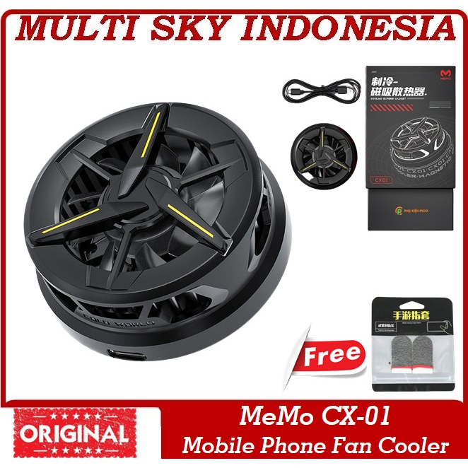 Jual MeMo CX01 Magnetic Phone Fan Cooler Radiator Cooling HP Gaming | Shopee Indonesia