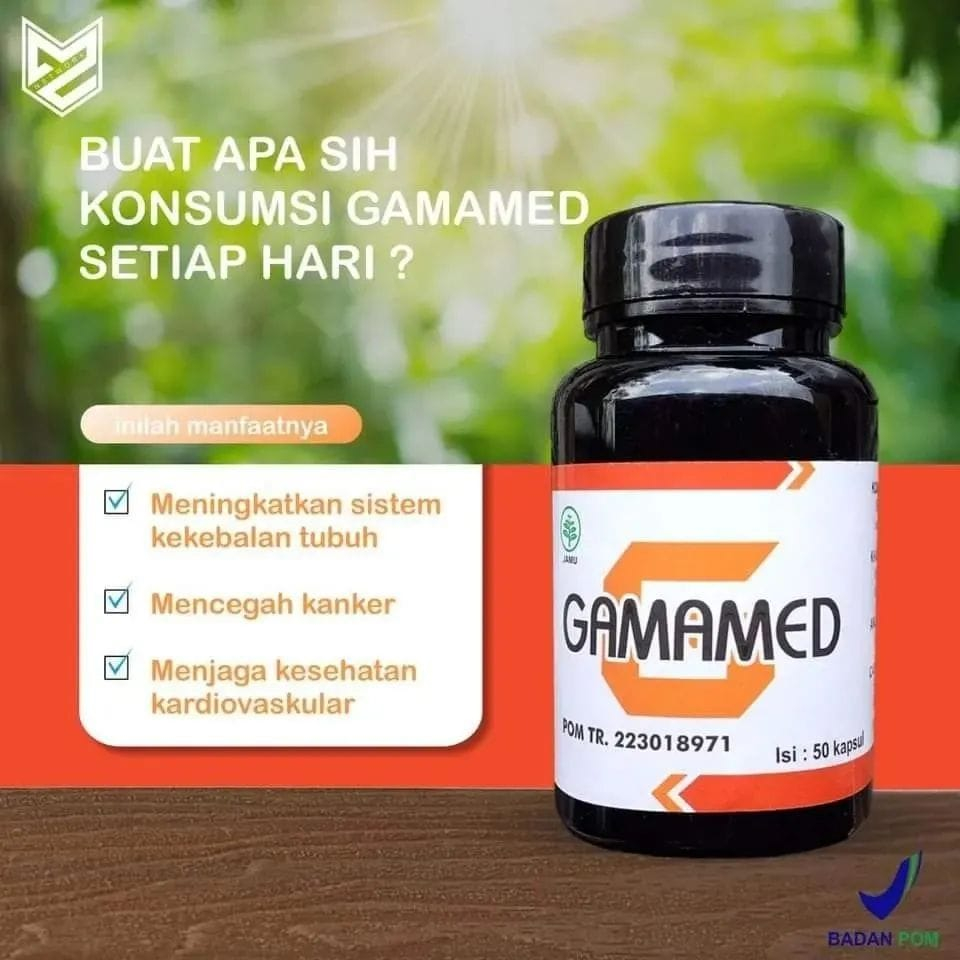 Jual GAMAMED ORIGINAL|| VITAMIN HERBAL||VITAMIN TUBUH||KEBUGARAN ISI 50 ...