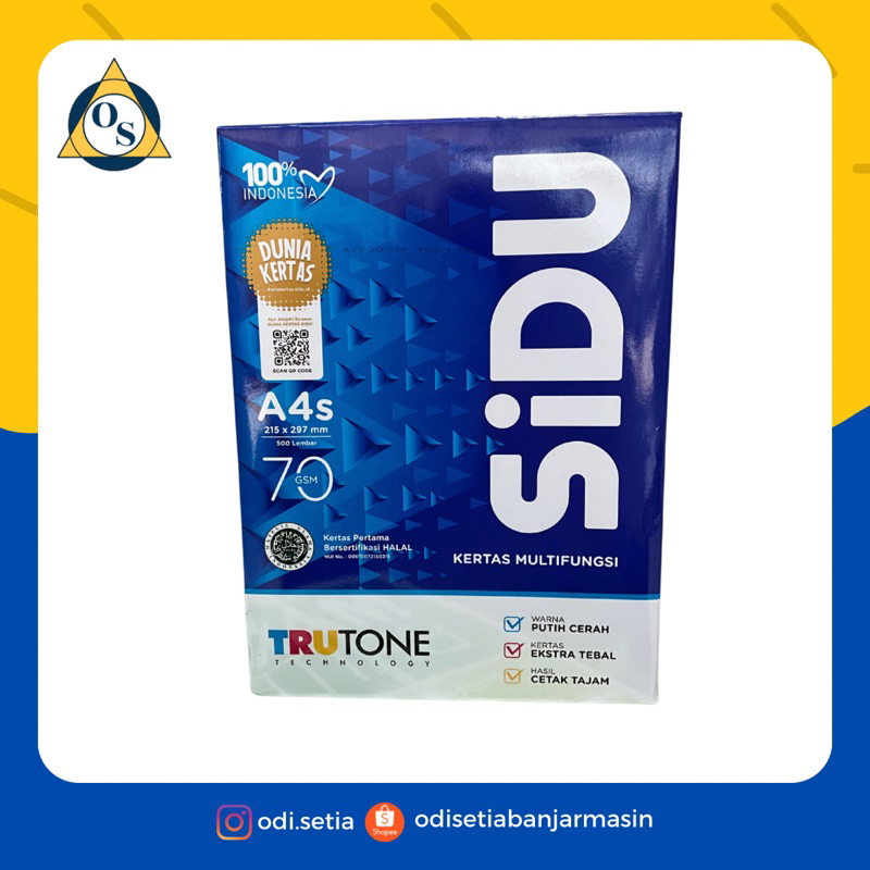Jual KERTAS HVS SINAR DUNIA / SIDU A4s 75gsm | Shopee Indonesia