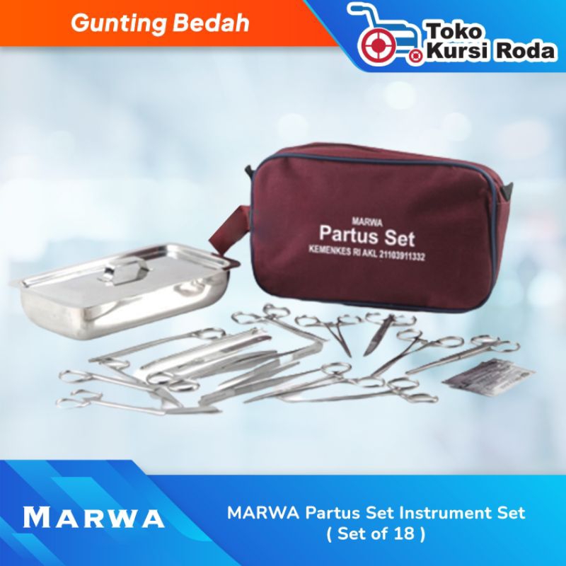 Jual MARWA Partus Set Instrument Set ( Set of 18 ) | Shopee Indonesia