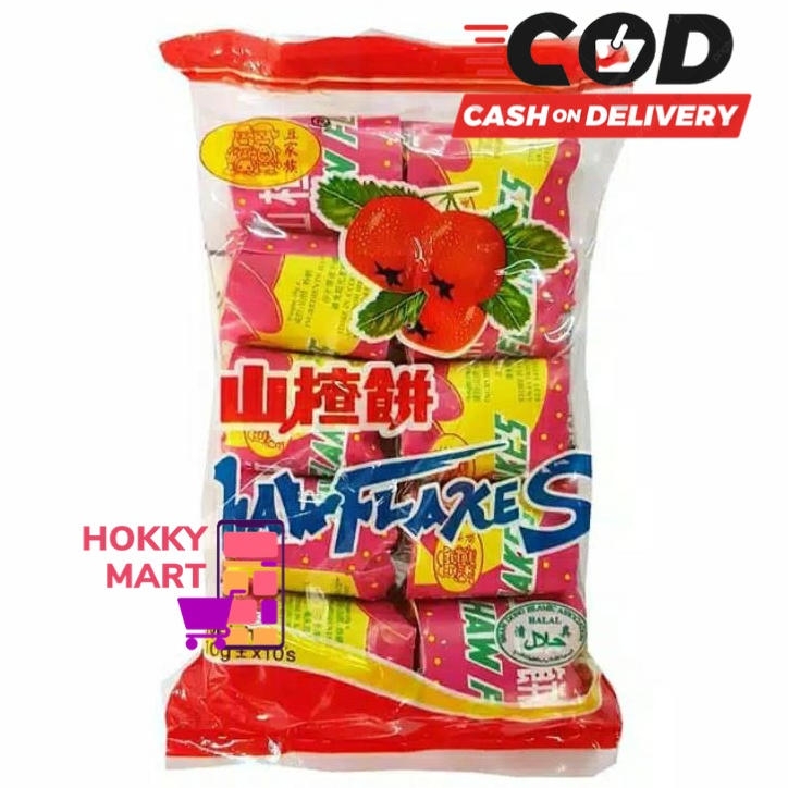 Jual (HOKKY) Hawflakes 85 gr / manisan sanca koin / manisan cina ...