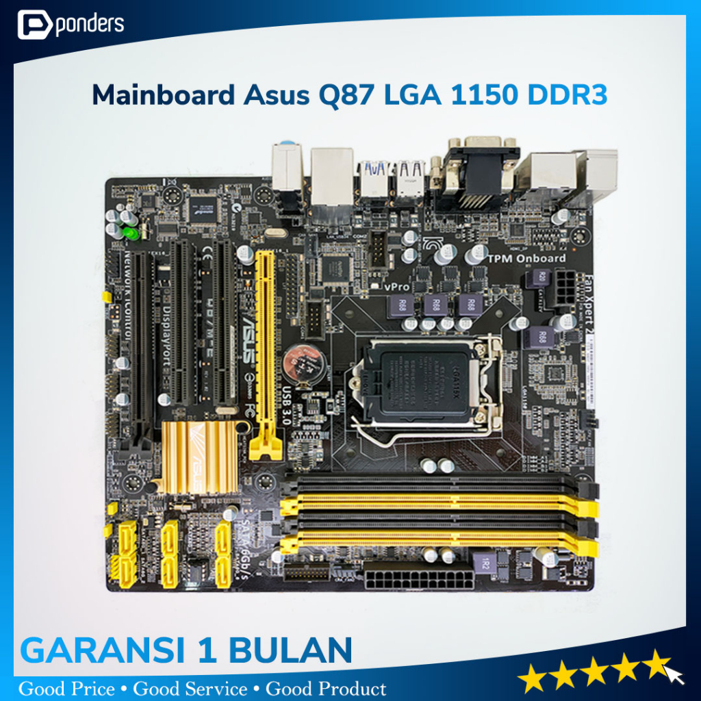 Jual Mainboard Intel Asus Q87 LGA 1150 DDR3 Support Gen4 | Shopee Indonesia