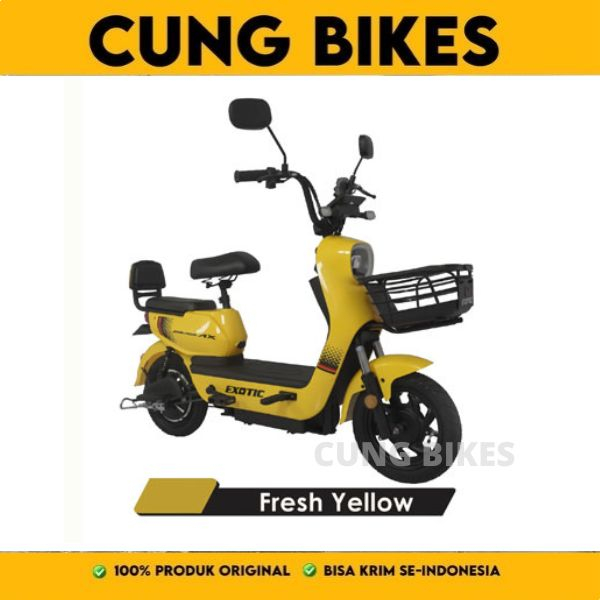 Jual Sepeda Motor Listrik EXOTIC Cooltech AX 500 Watt & Groza RX 500 ...