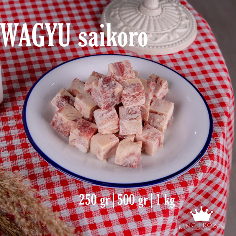 Jual SAIKORO Beef Wagyu Cube / Daging Wagyu Saikoro 500kg | Shopee ...
