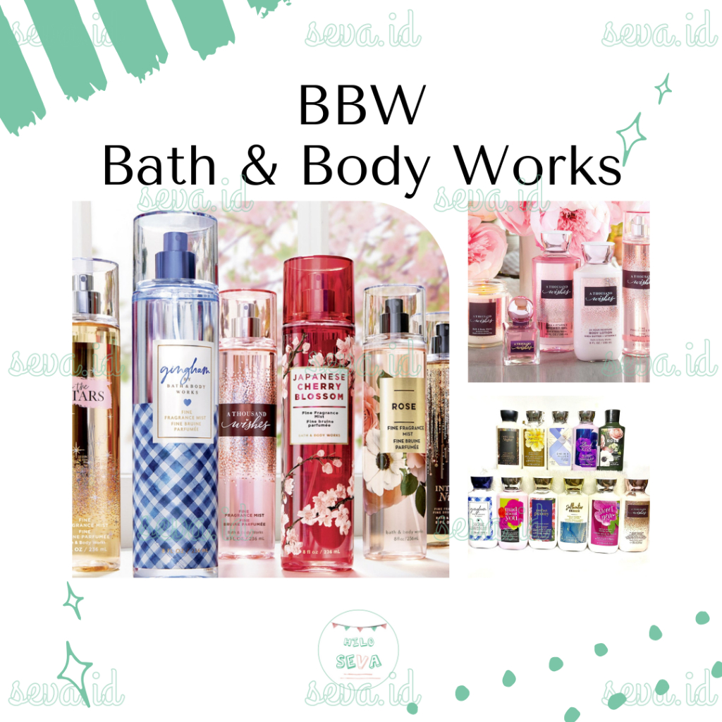 Jual BBW BATH AND BODY WORKS BODY LOTION BATH N BODY WORKS BODY CREAM ...