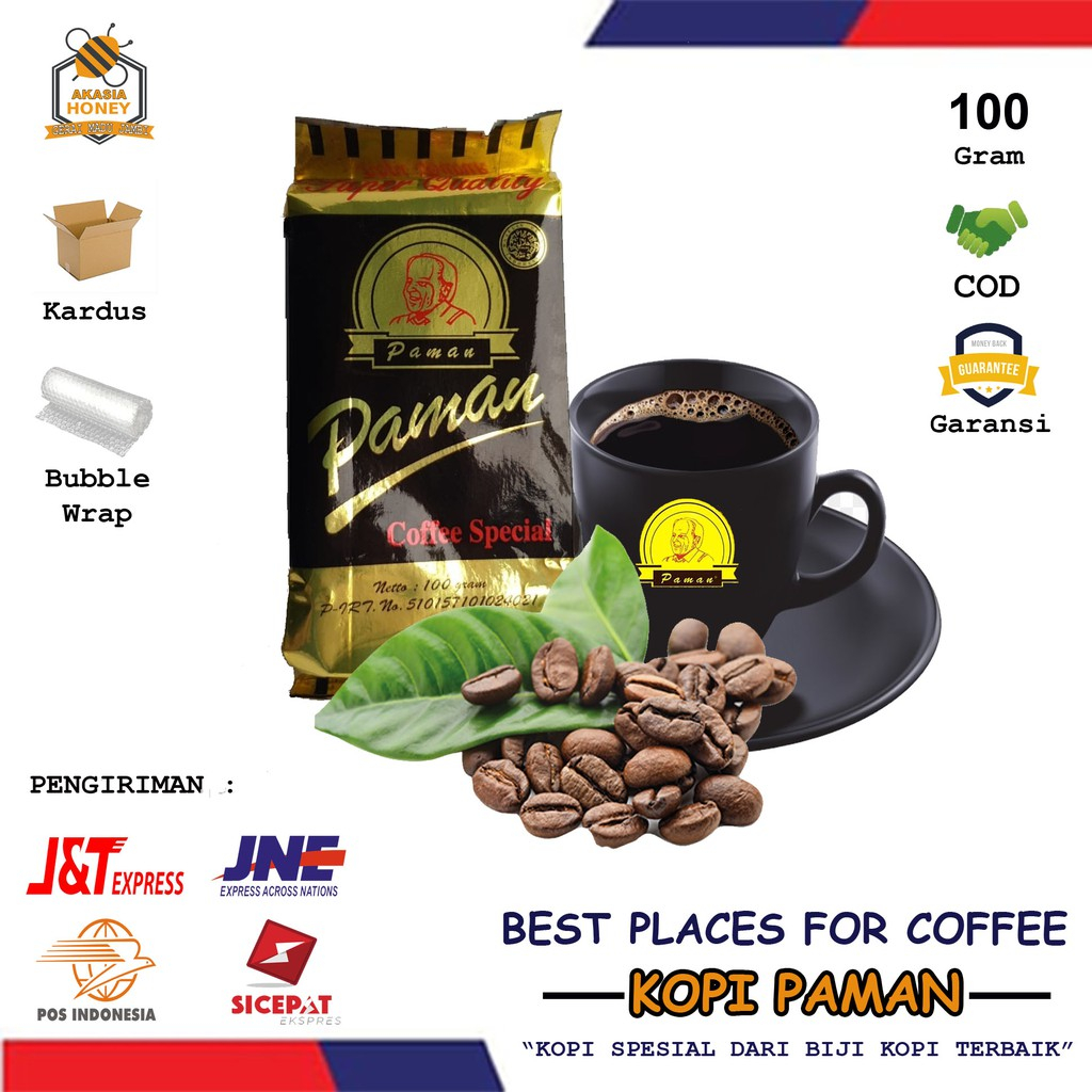 Jual KOPI BUBUK ASLI CAP PAMAN 100 GRAM OLEH OLEH KHAS JAMBI COFFEE ...