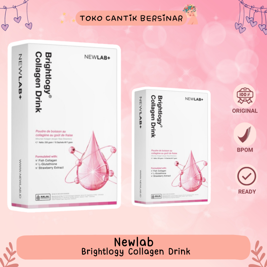 Jual NEW GLOW New Lab Minuman Kolagen Pemutih Badan Cepat | Premium ...