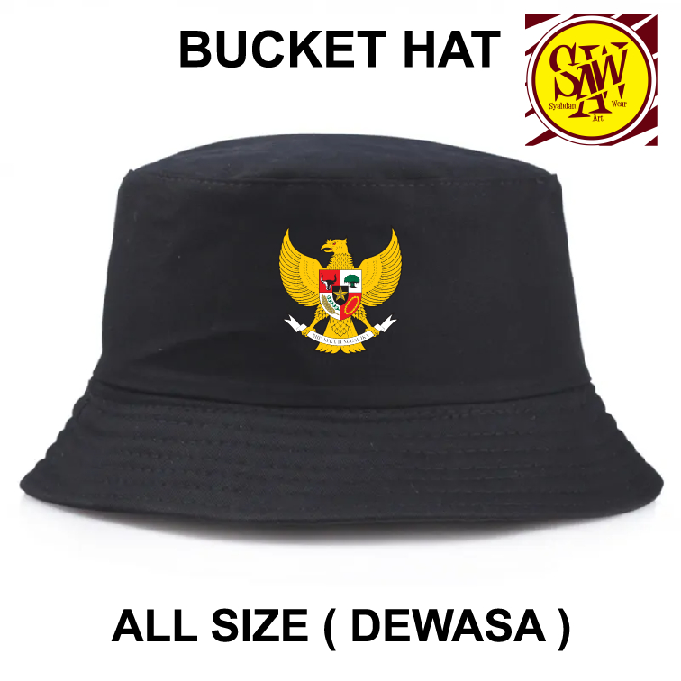 Jual Topi Bucket Garuda Indonesia / Topi Logo Pancasila Indonesia ...