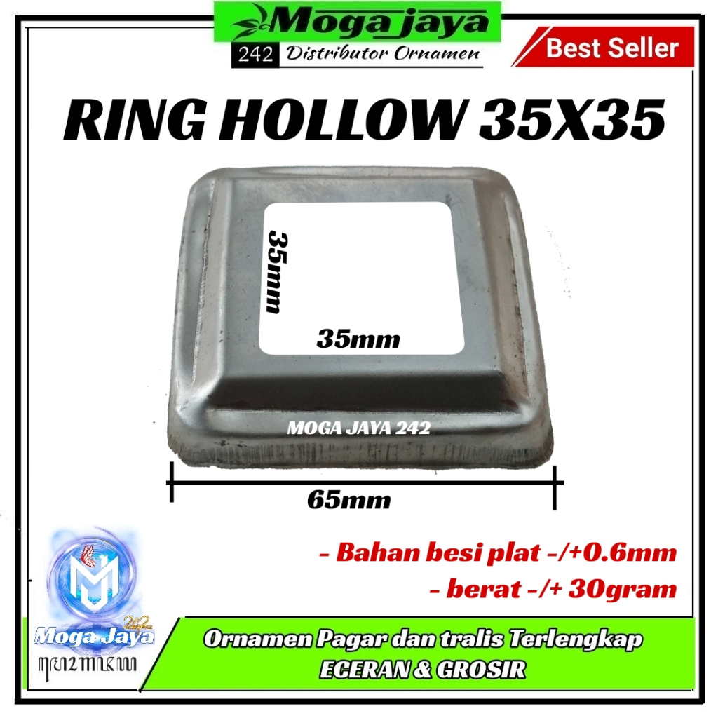 Jual ring hollow 35x35 besi flange hollo | Shopee Indonesia