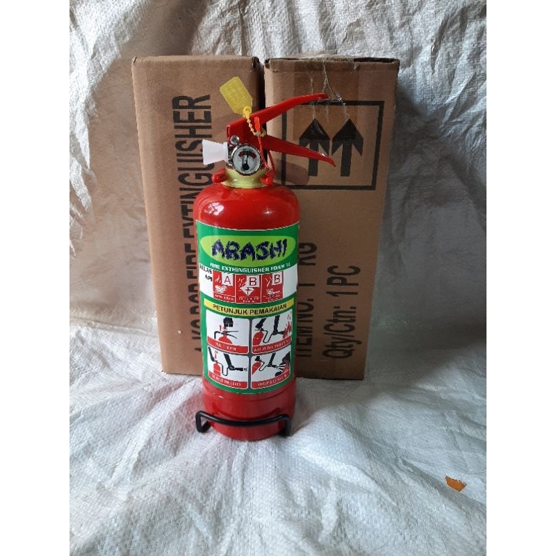 Jual apar 1kg foam busa 1liter lengkap bracket isi,corong,pemadam api ...