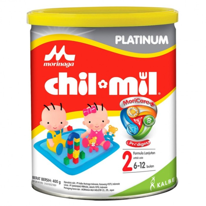 Jual CHIL-MIL SUSU PLATINUM MORICARE+ TAHAP 2 USIA 6-12 BULAN 400gr (C ...