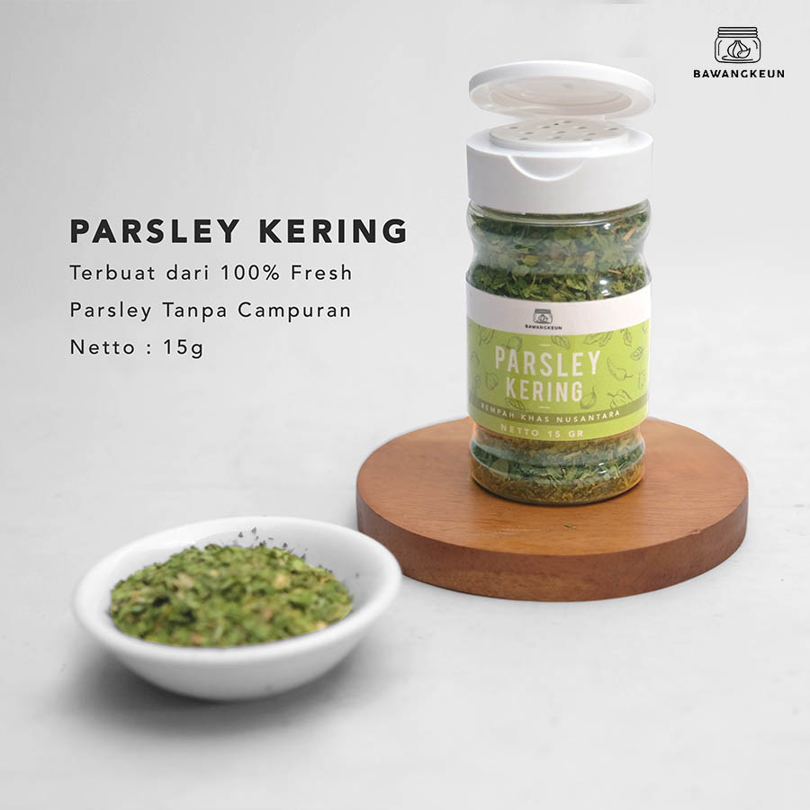Jual Parsley Kering Bubuk 15gr Bawangkeun Bumbu Dried Parsley Flake ...
