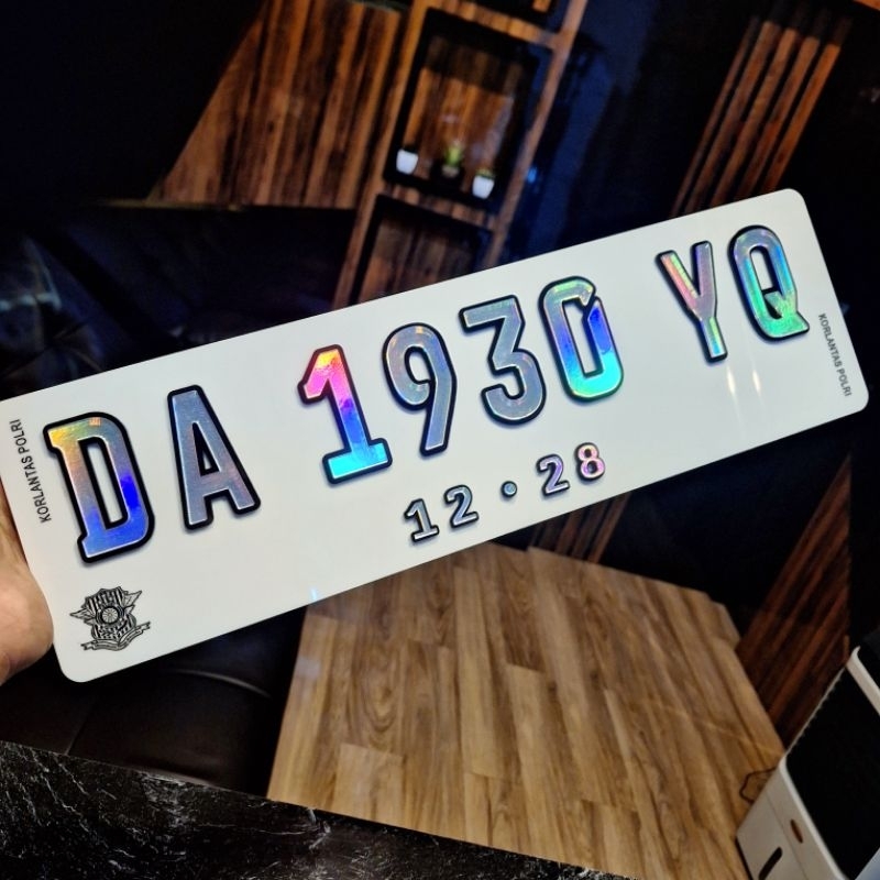 Jual plat mobil 3D Timbul HOLOGRAM PREMIUM | Shopee Indonesia