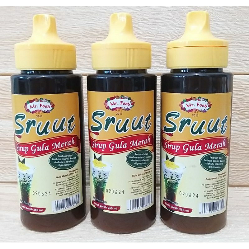 Jual MURAH Sruut Sirup Gula Merah 250ml / Gula Merah Cair / Gula Dawet ...
