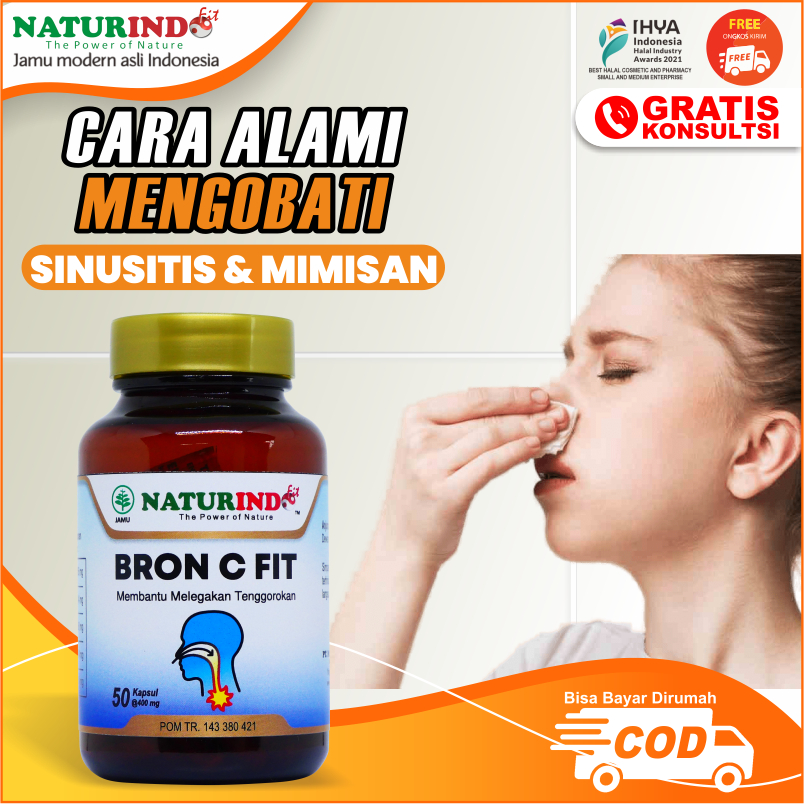 Jual OBAT SINUSITIS POLIP HIDUNG HERBAL BATUK KERING DAN BERDAHAK SINUS ...