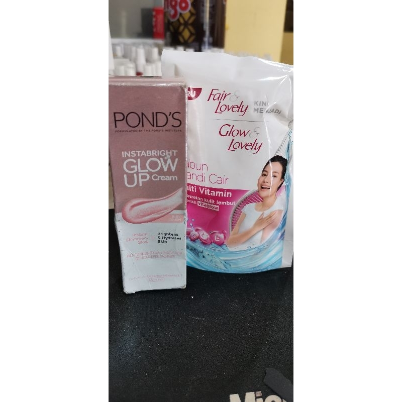 Jual paketan ponds gloup 20gr gratiss sabun cair lifebuoy 90ml | Shopee ...