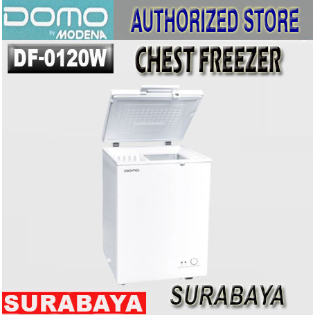 Jual CHEST FREEZER BOX DOMO BY MODENA DF-0120 / DF 0120 W 116 LITER | Shopee Indonesia