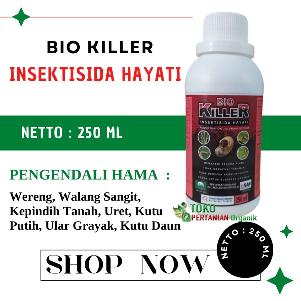 Jual Obat hama tanaman alami BIO KILLER, Pengendali Hayati Beuveria ...