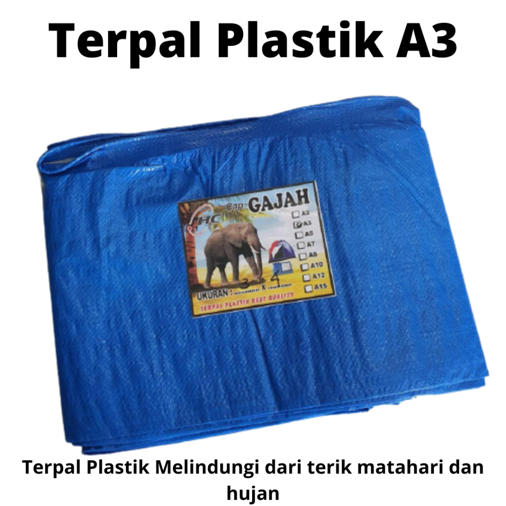 Jual TERPAL PLASTIK HC A3 UKURAN 4x8 METER | Shopee Indonesia