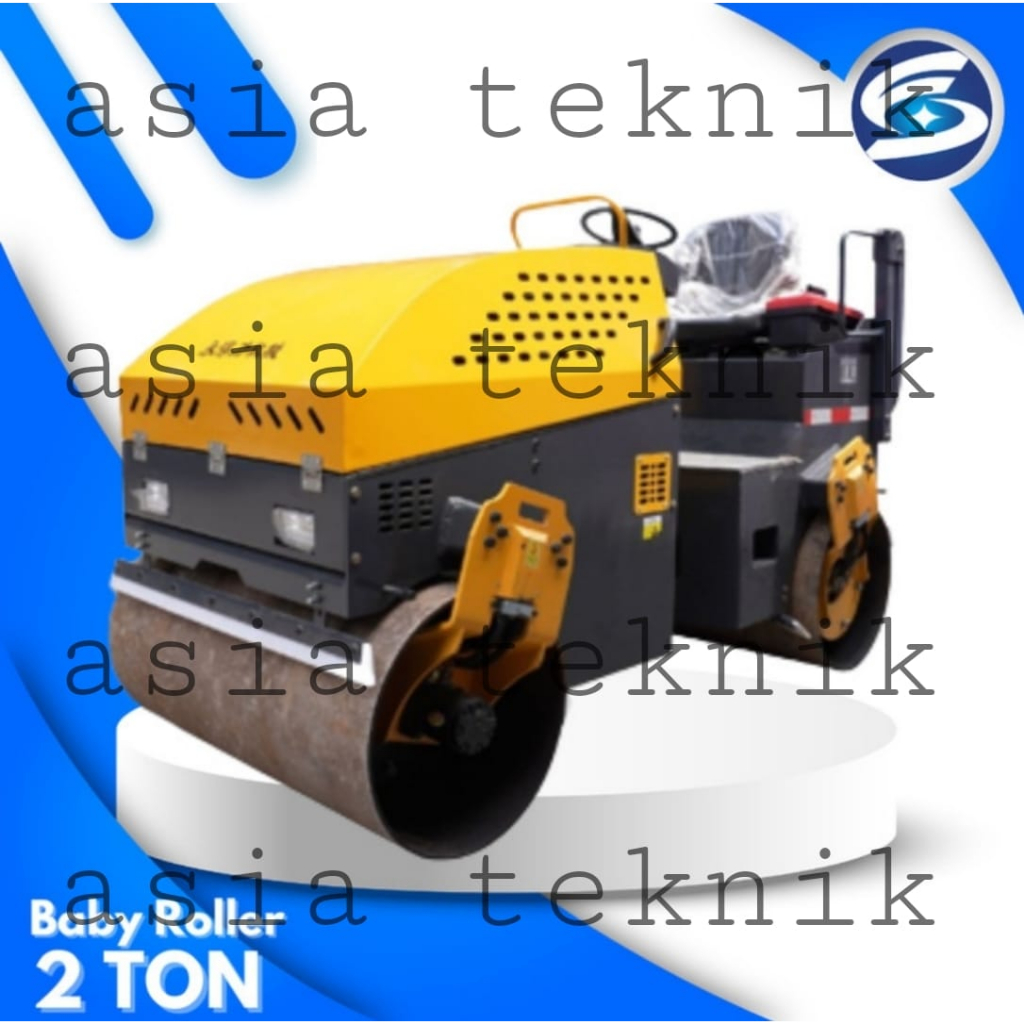 Jual Mesin Baby Roller Double Drum 2 Ton Pemadat Aspal | Shopee Indonesia