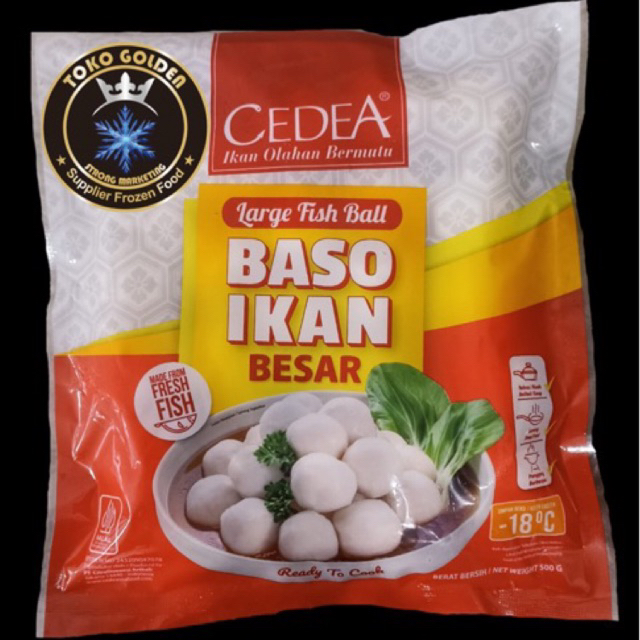 Jual Cedea fish ball 500g / baso ikan besar | Shopee Indonesia