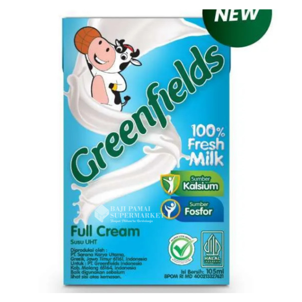 Jual Greenfields UHT Mini Full Cream 105 ml | Shopee Indonesia