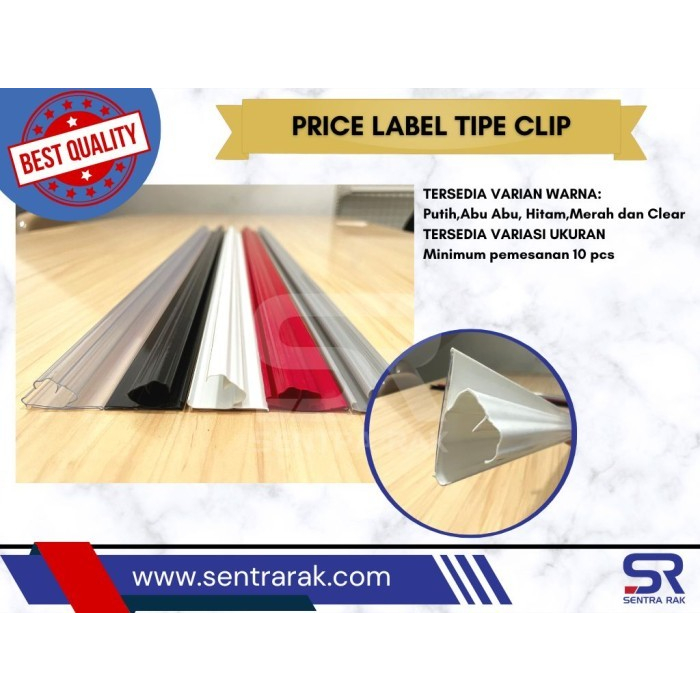 Jual Price Rail - Price Tag - Label Harga Supermarket - Tipe Clip 2 ...