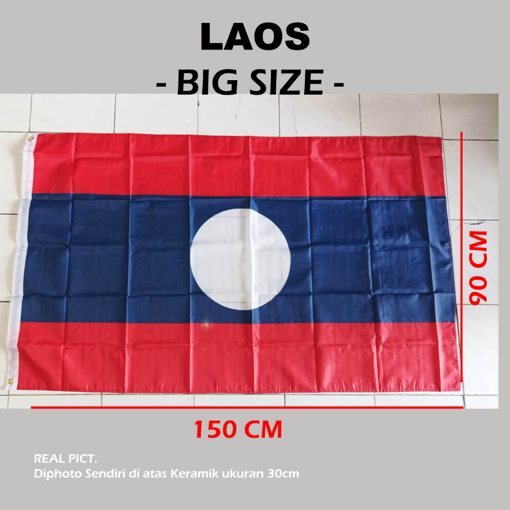 Jual Bendera LAOS Big Flag | Shopee Indonesia