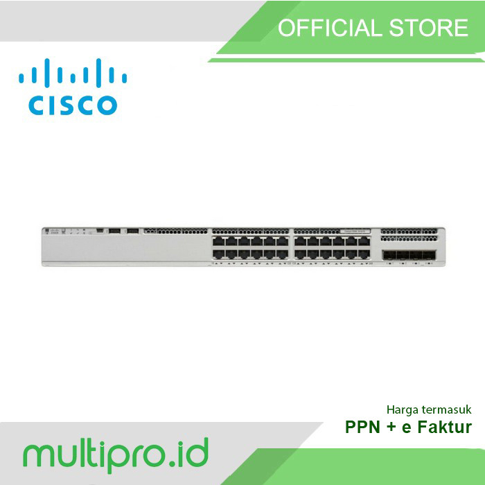 Jual Cisco C9200L-24P-4G-E Catalyst 9200 Series Switch + SmartNet ...