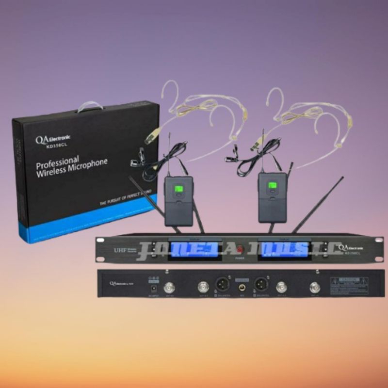 Jual MIC WIRELESS QA ELECTRONIC KD 350 CL ORIGINAL BY RDW | Shopee ...