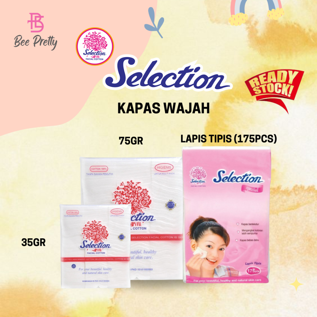 Jual Kapas Selection / Kapas Kecantikan / Kapas Wajah | Shopee Indonesia