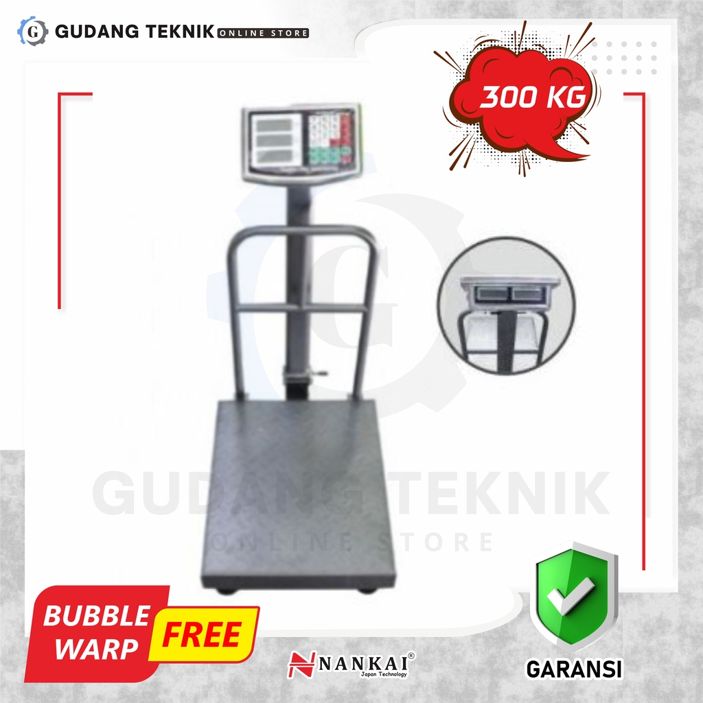 Jual Timbangan Duduk Digital Rail 300Kg NANKAI / Digital Scales Double ...