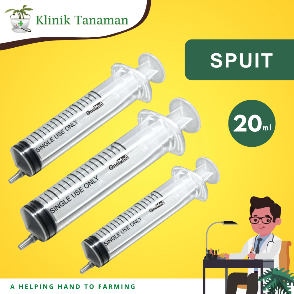 Jual Suntikan 20ml (3 pcs) Tabung Suntik 20 cc Spuit 20 ml Spet Syringe ...