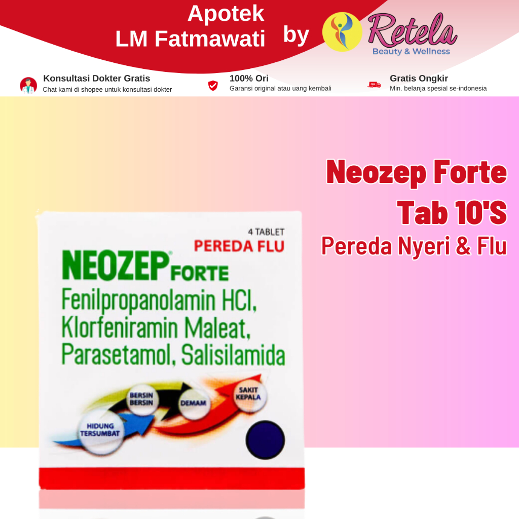 Jual NEOZEP FORTE 1 STRIP 4 TABLET | Shopee Indonesia
