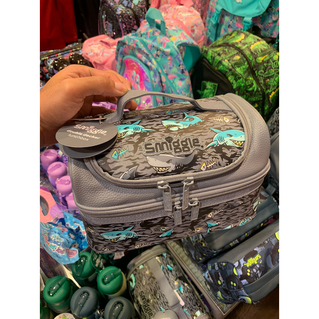 Jual SMIGGLE WILD SIDE LUNCHBAG DOUBLE DECK SHARK - TAS BEKAL SMIGGLE ...