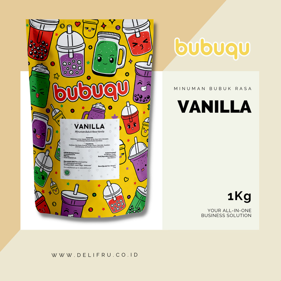 Jual BUBUQU POWDER DRINK 1KG CREAMY DAN MILKY SERIES | BUBUK MINUMAN ...