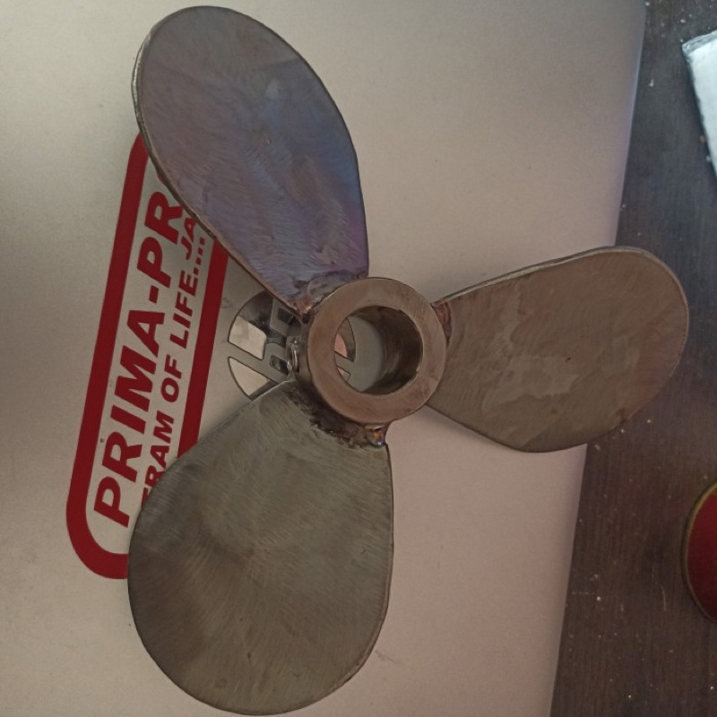 Jual Impeller mixer agitator Three Blade Stainless Steel 304 | Shopee ...