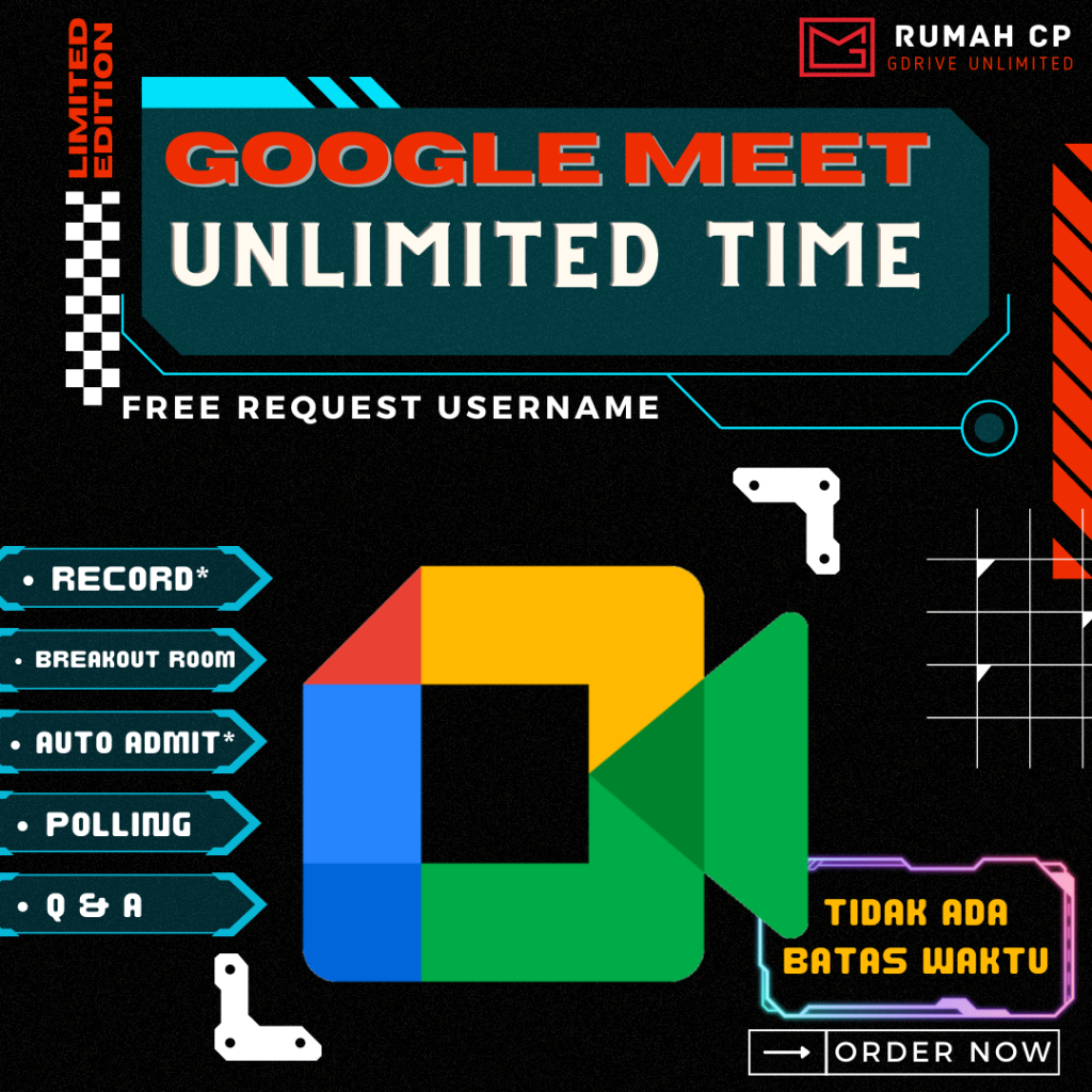Jual Google Meet Unlimited Duration Lifetime Bergaransi Resmi | Shopee ...