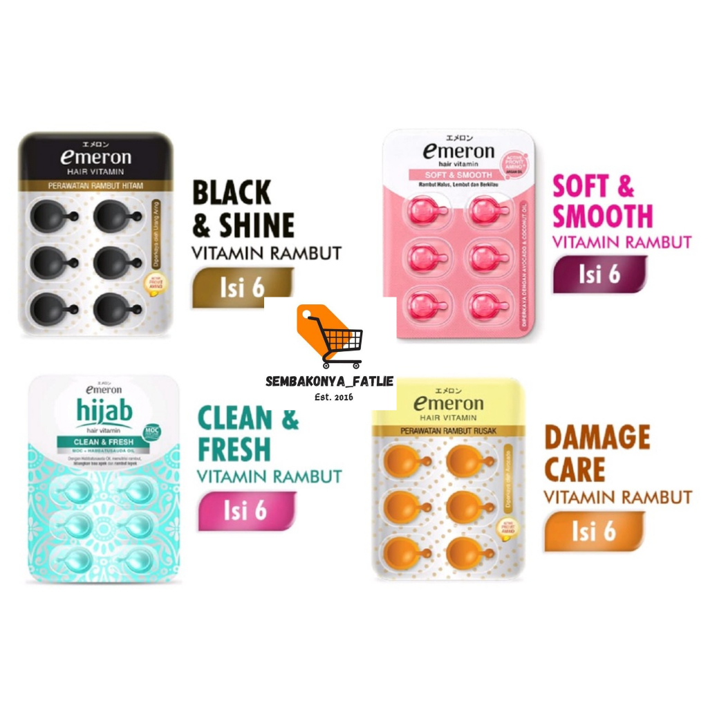 Jual EMERON VITAMIN RAMBUT | Shopee Indonesia