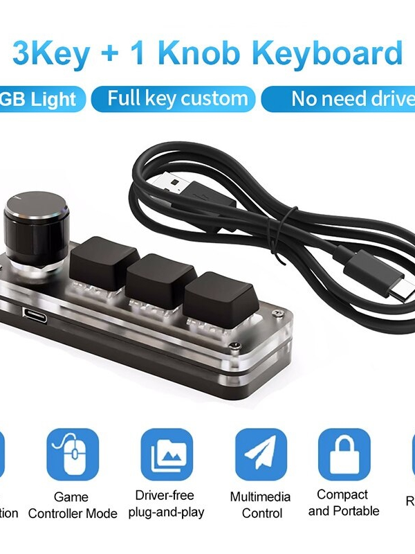 Jual Macropad Dumpad Dumbpad Numpad Macro Keyboard Mechanical Hotswap ...