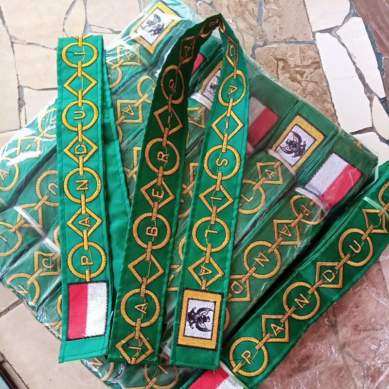 Jual Kendit paskibraka 20 biji Bordir/Selempang paskibra | Shopee Indonesia