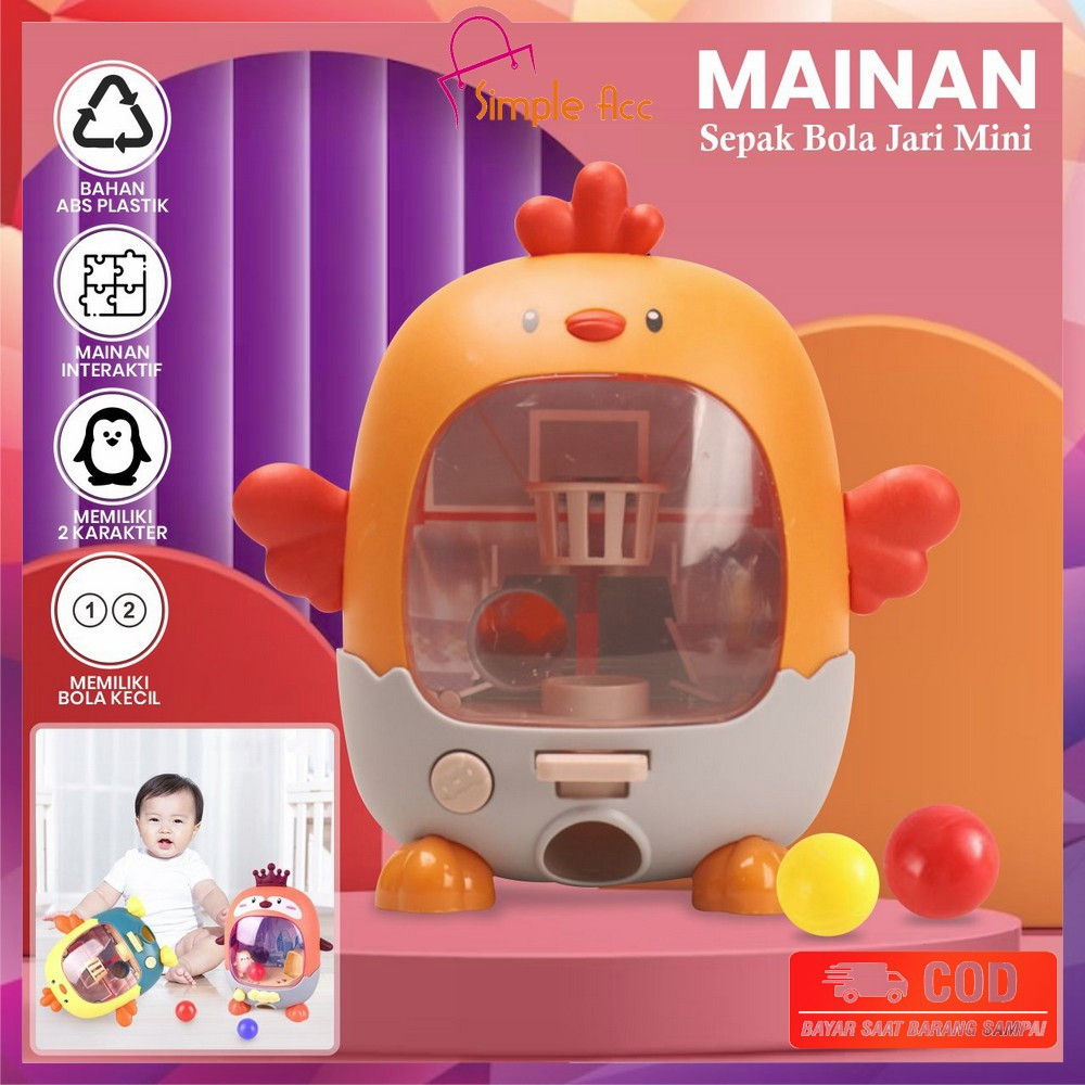 Jual DO-M322 Mainan Anak Ayam Bola Mini Lucu / Mainan Interaktif Mesin ...
