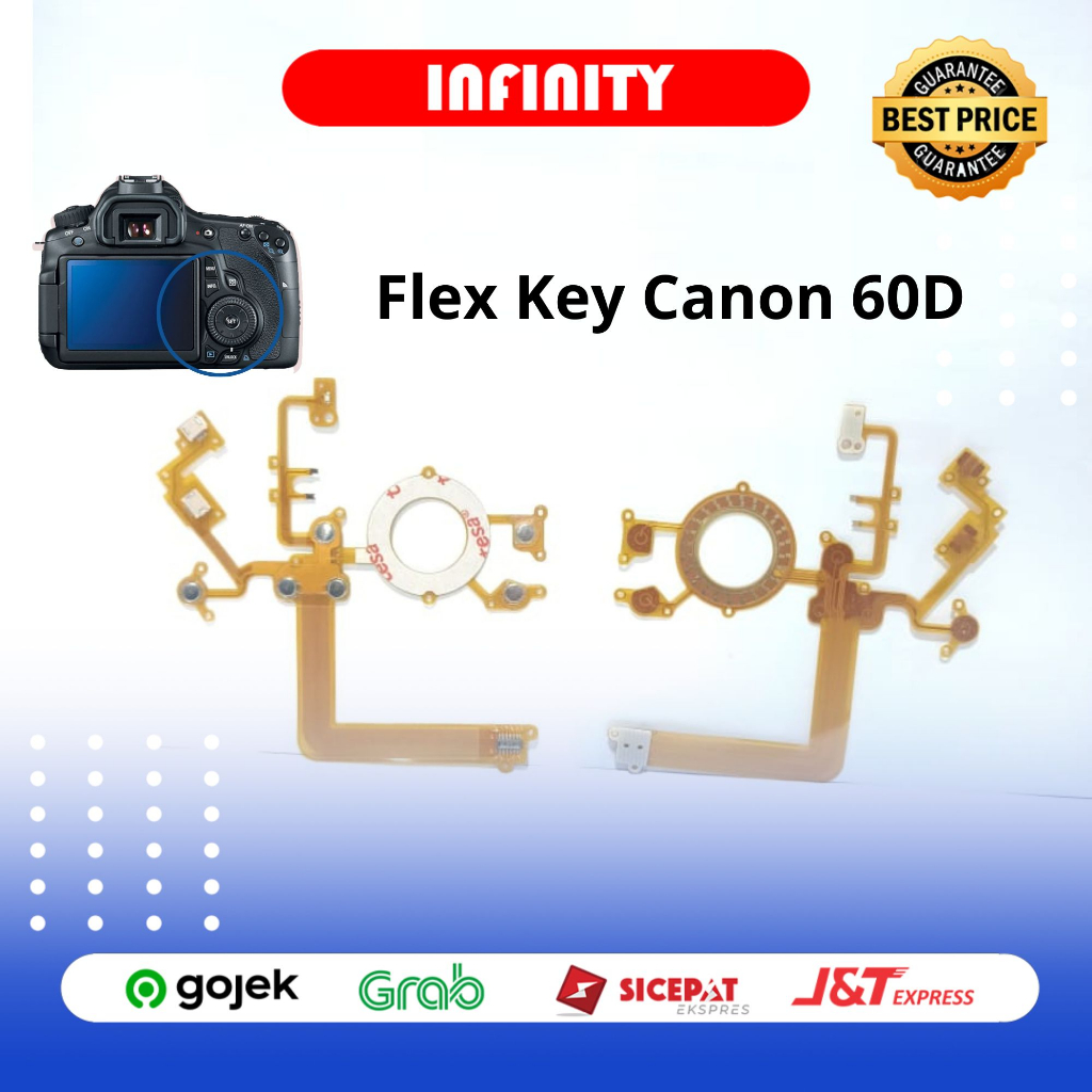 Jual Flex Key Button Keypad Tombol Dial Canon 60D | Shopee Indonesia