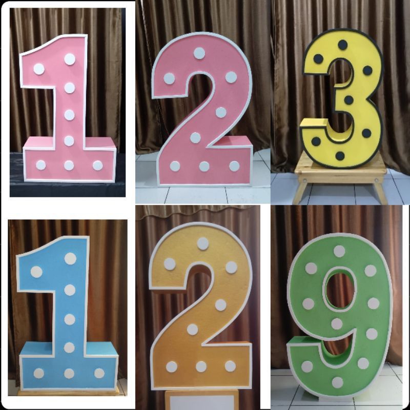 Jual Angka 3D Styrofoam Dekorasi Pesta | Shopee Indonesia