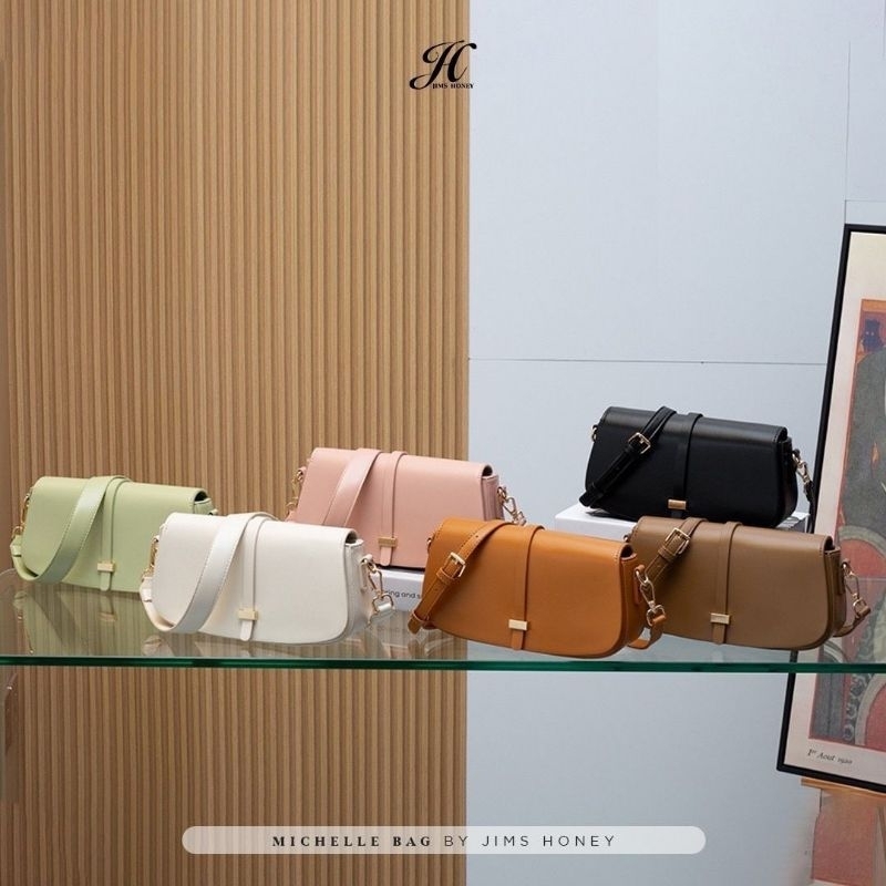 Jual MICHELLE bag jims honey (free box) | Shopee Indonesia