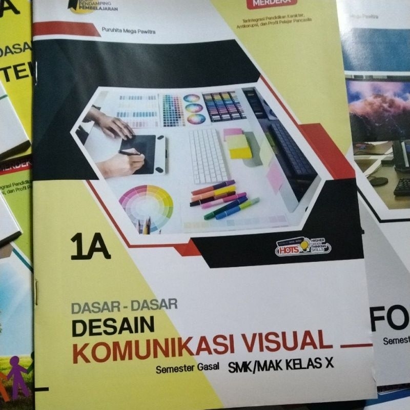 Jual LKS SMK DKV DASAR DASAR DESAIN KOMUNIKASI VISUAL KELAS 10 SEMESTER ...